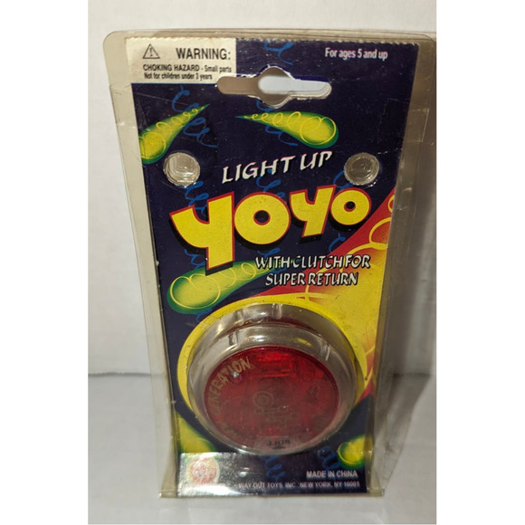 Way Out | Toys | Vintage 99s Light Up Yoyo By Way Out Toys Red Super ...